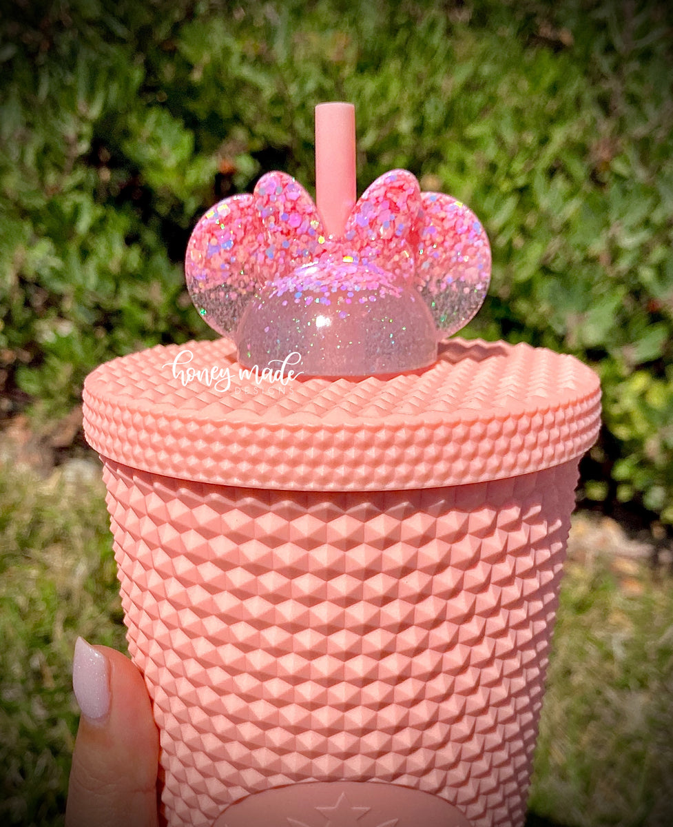 Chunky Pink Girl Mouse Straw Topper – Honey Made Designs
