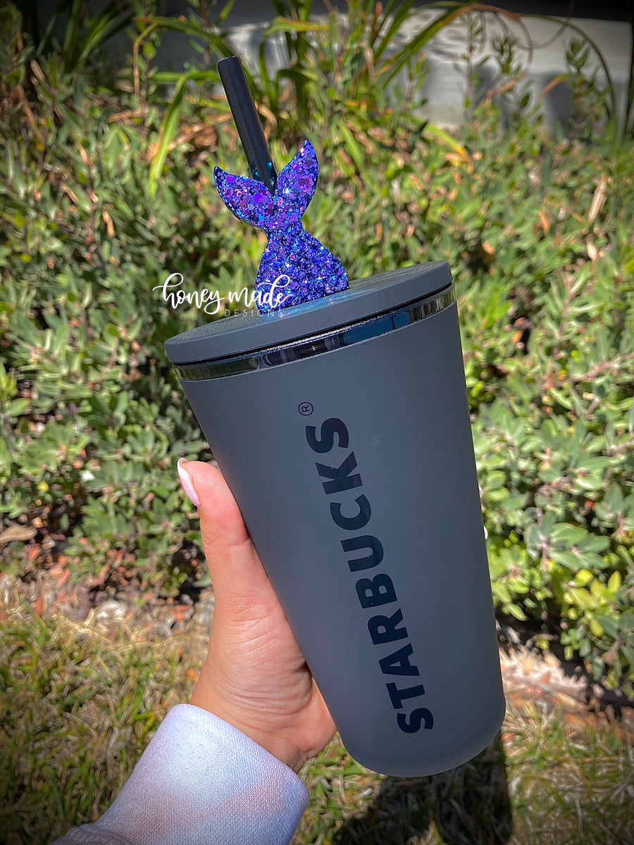 Chunky Mermaid Tail Straw Topper – Honey Made Designs